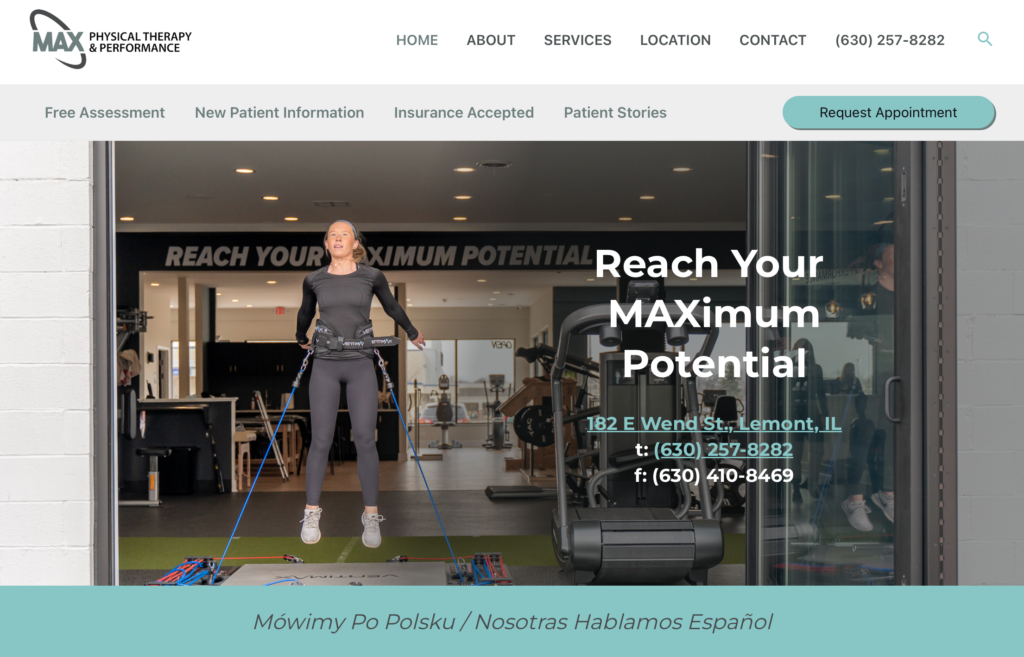 Home - MAX Physical Therapy & Performance by Don Rimbo